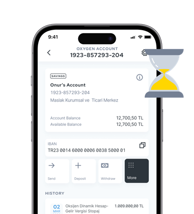 Oksijen Account | Deposit | Retail | Odeabank